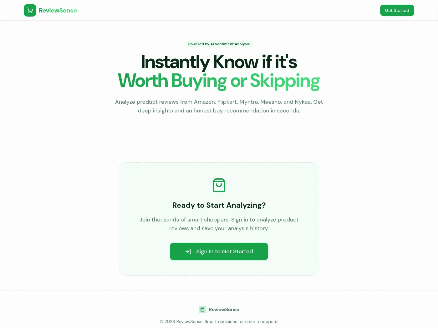 ReviewSense