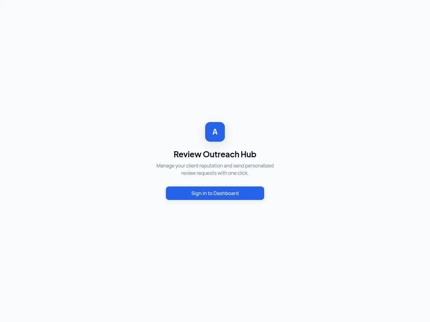 Review Outreach Hub