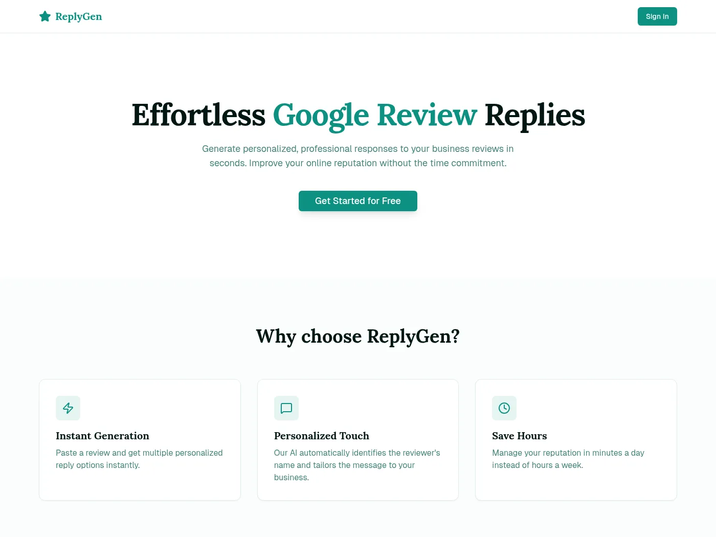 Review Reply Generator