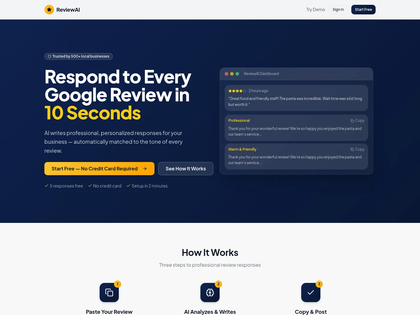 ReviewAI SaaS Platform