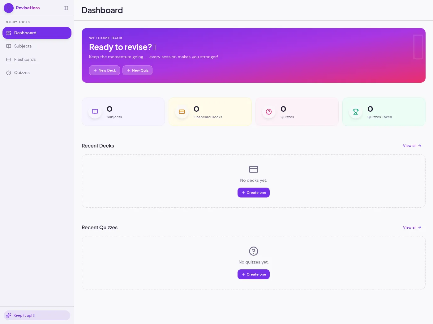 ReviseHero for Students