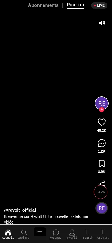 Revolt Short Video App