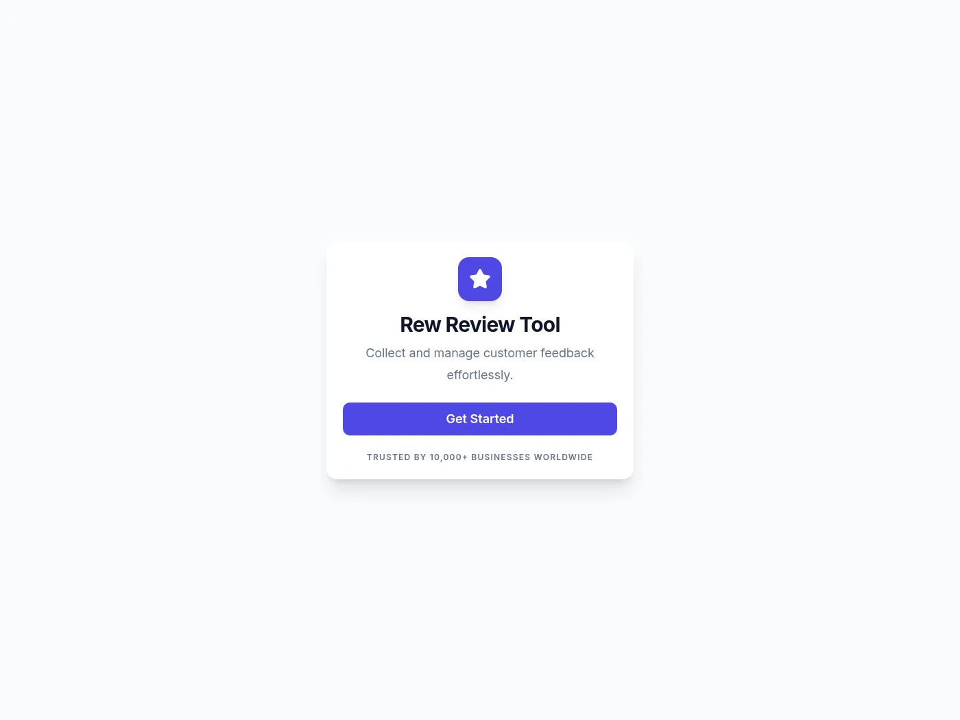 Rew Review Tool