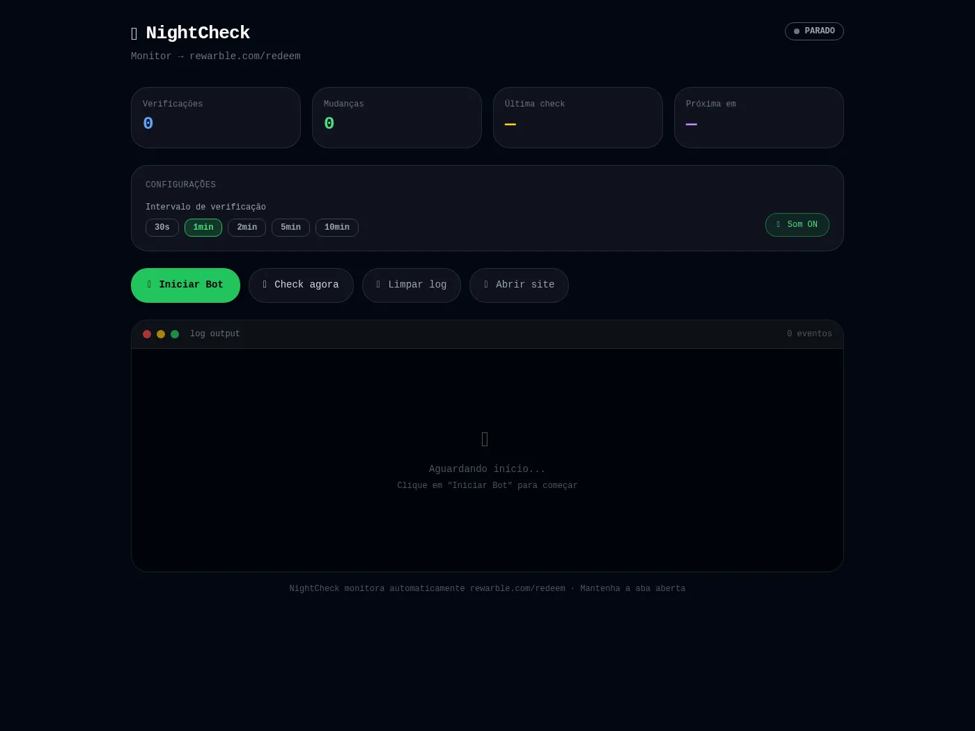 NightCheck Rewards Bot