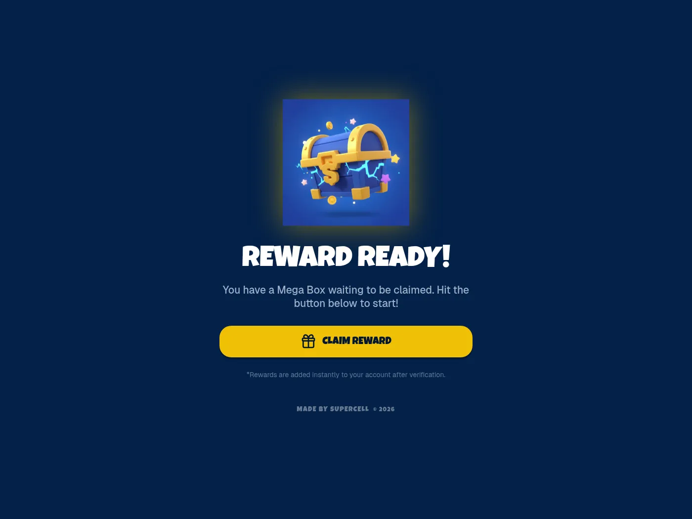 Reward Claim Portal