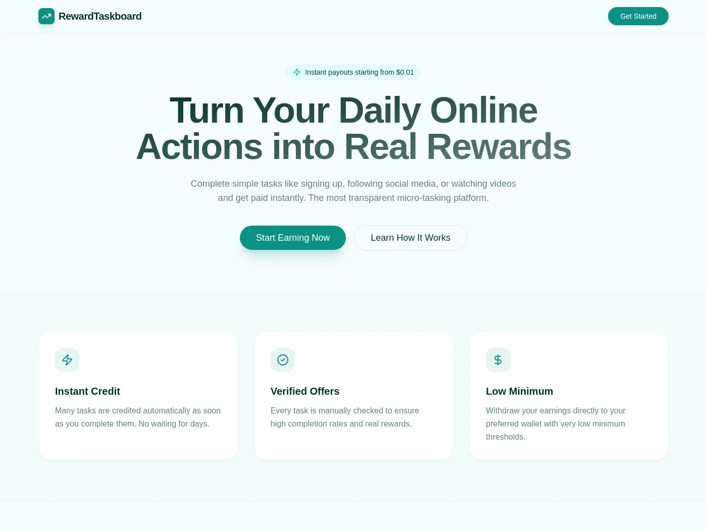 Reward Taskboard