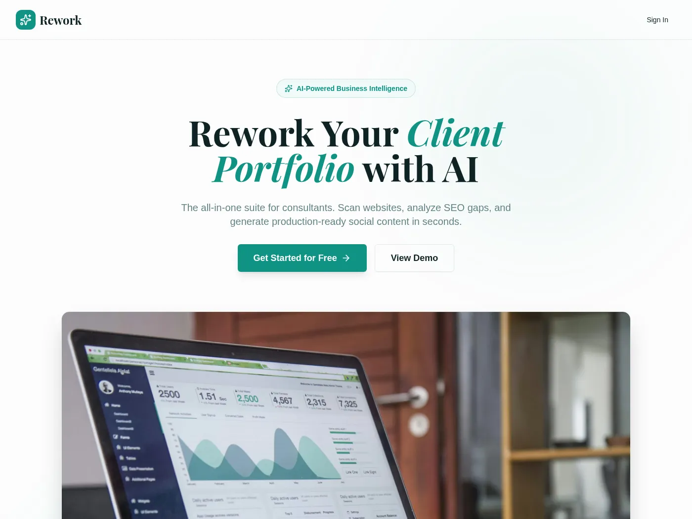 Rework AI Business Suite