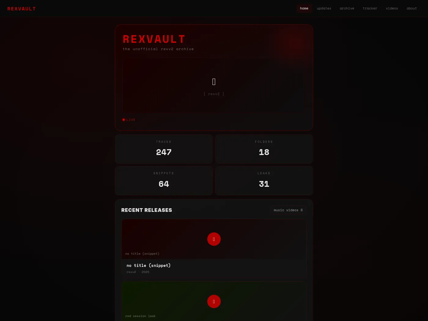 RexVault Fan Archive