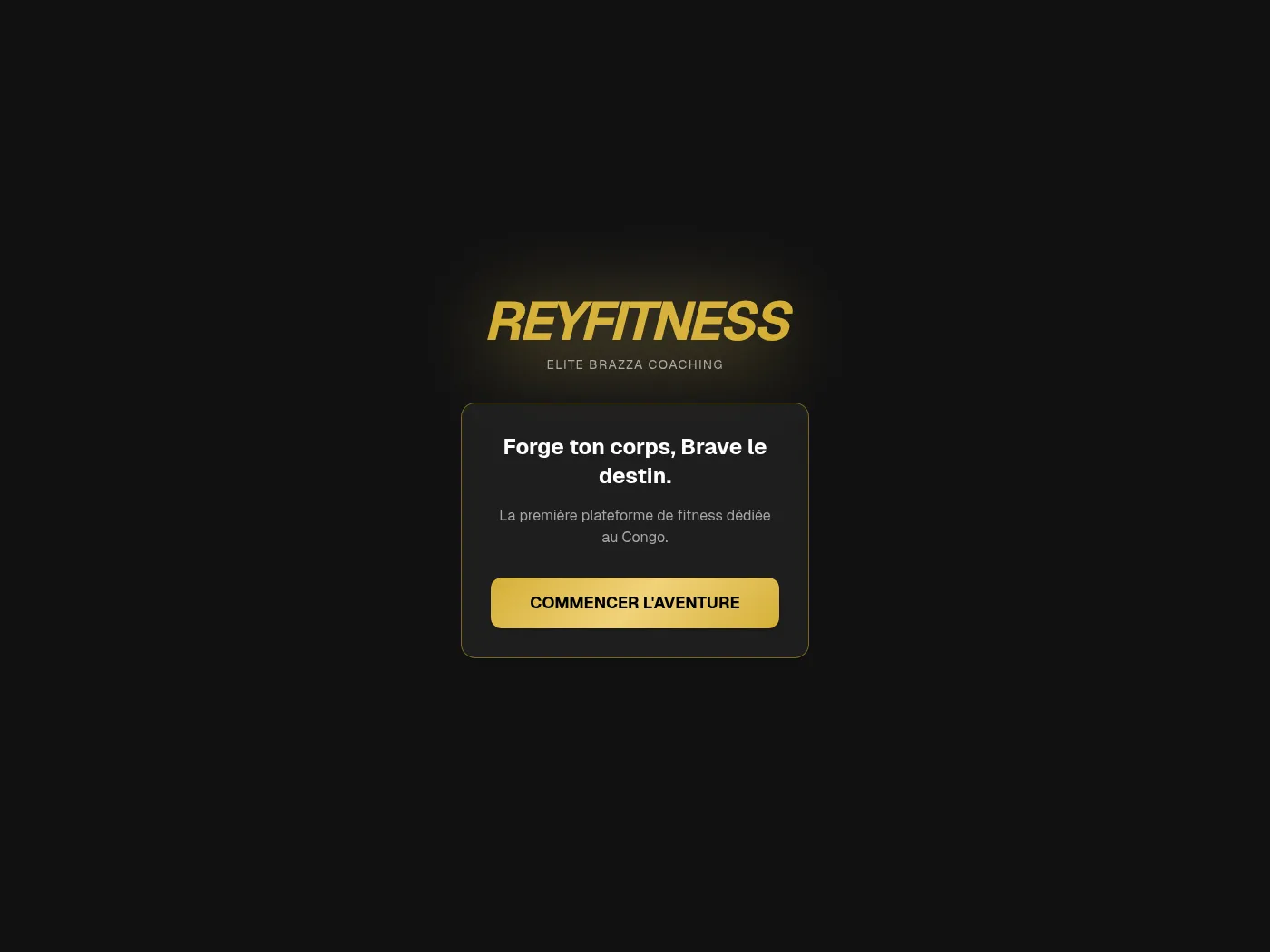 Reyfitness AI Coaching App