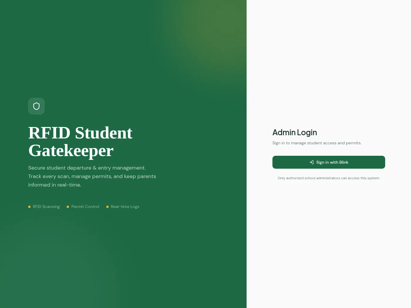 RFID Student Gatekeeper