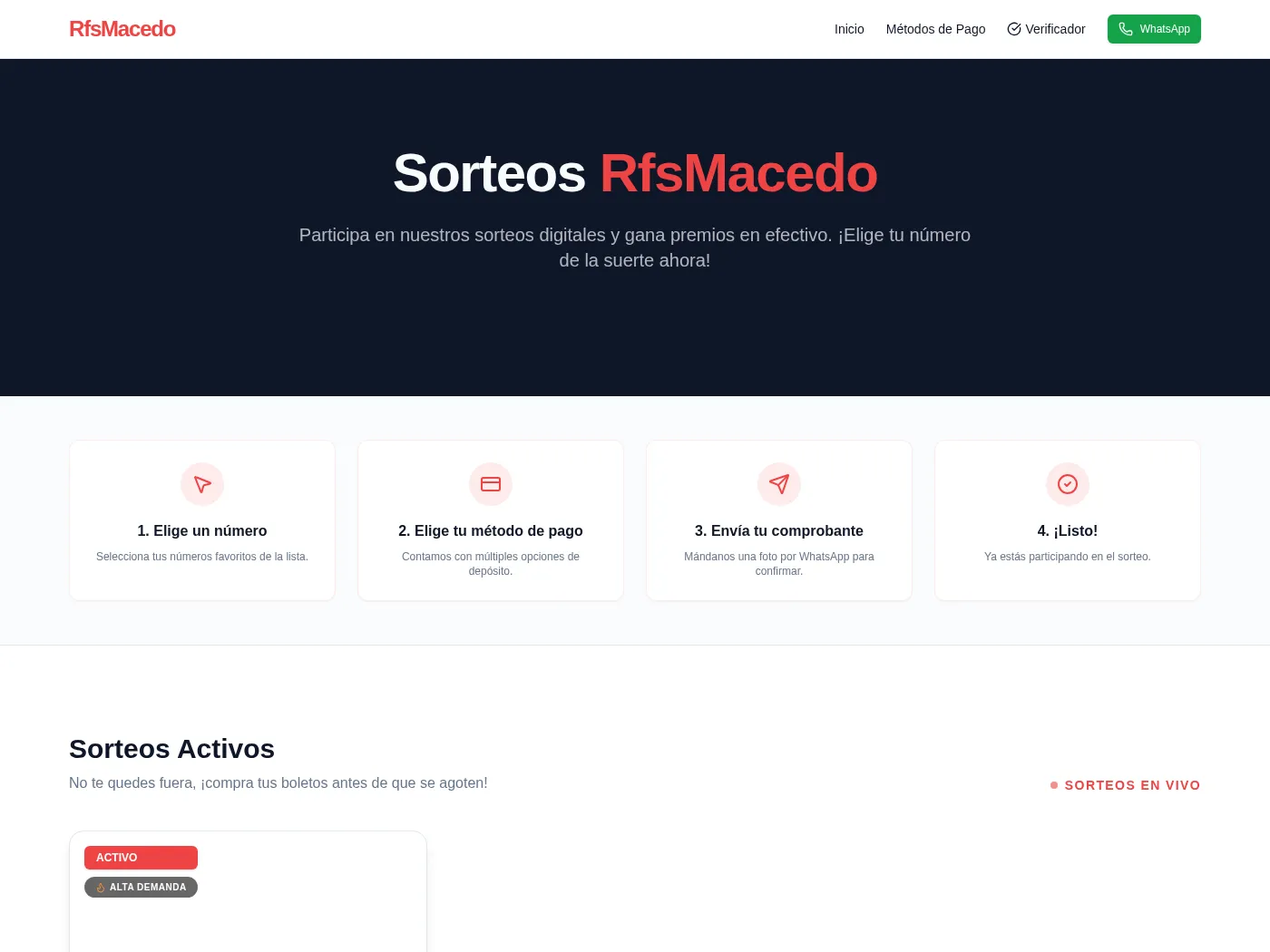 RFSMacedo Web Clone