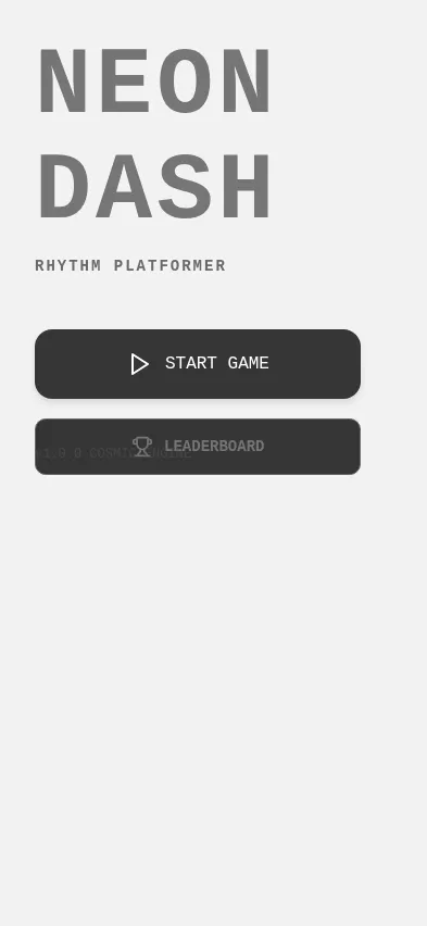 Rhythm Dash Clone