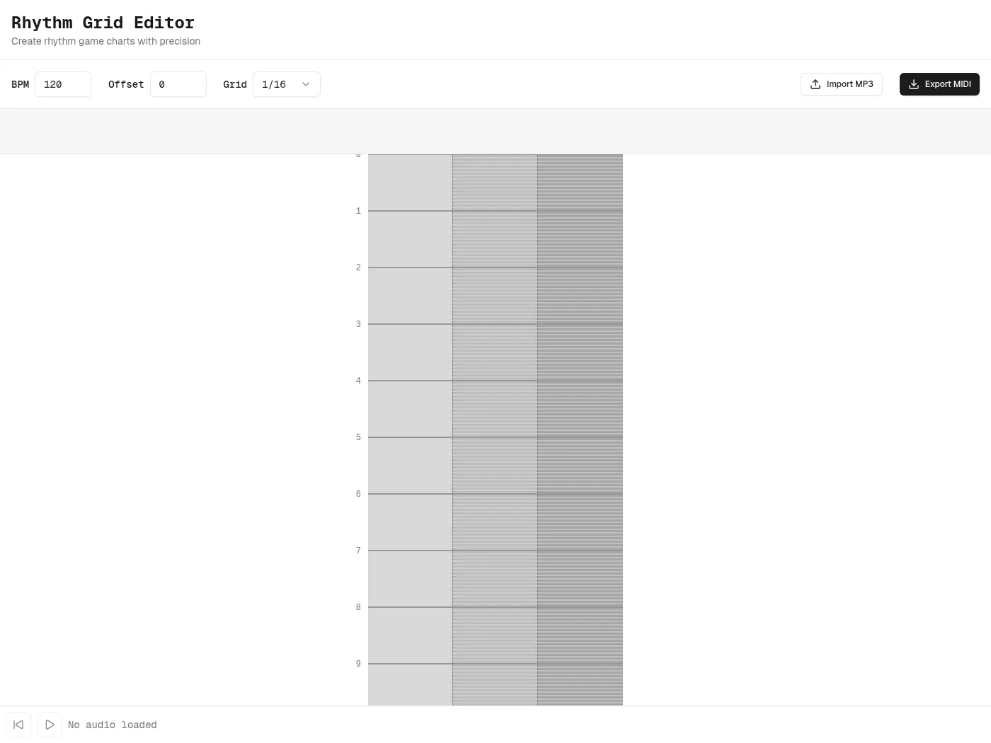 Rhythm Grid Editor