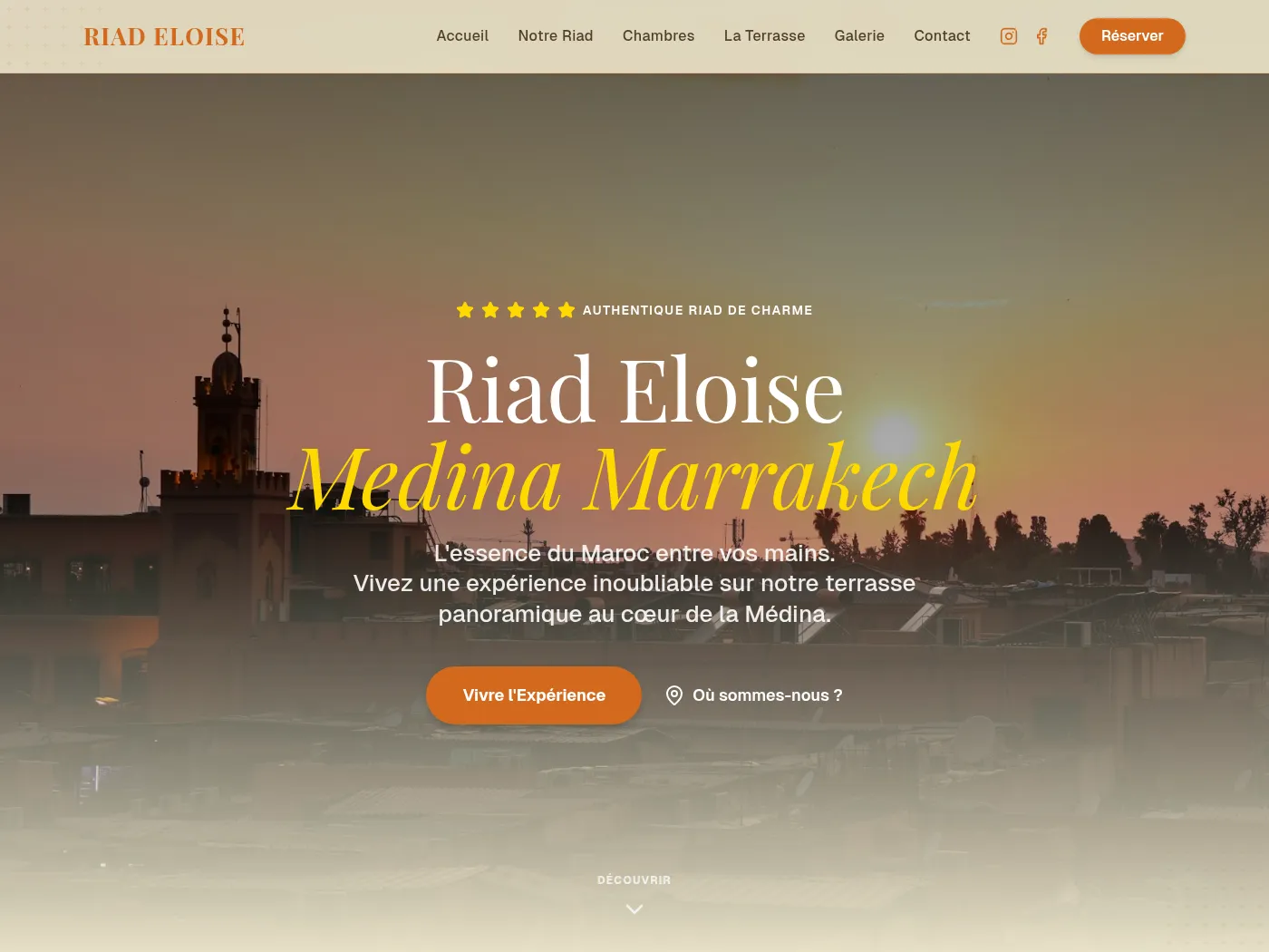 Riad Eloise Marrakech Site