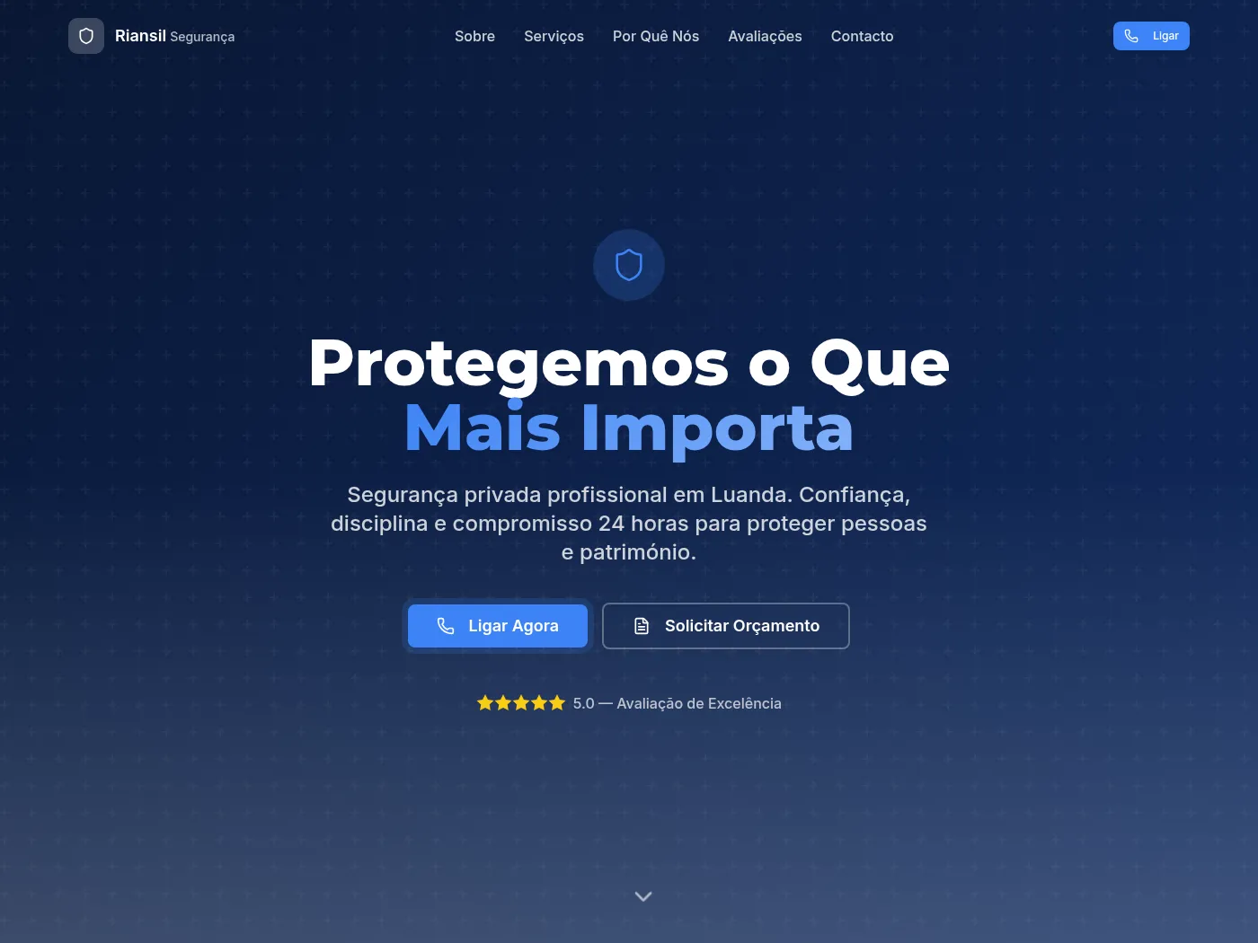 Riansil Segurança Website