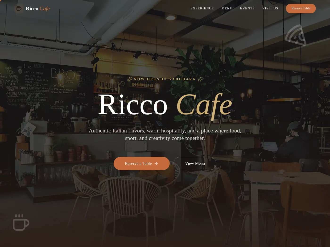 Ricco Cafe Premium Site