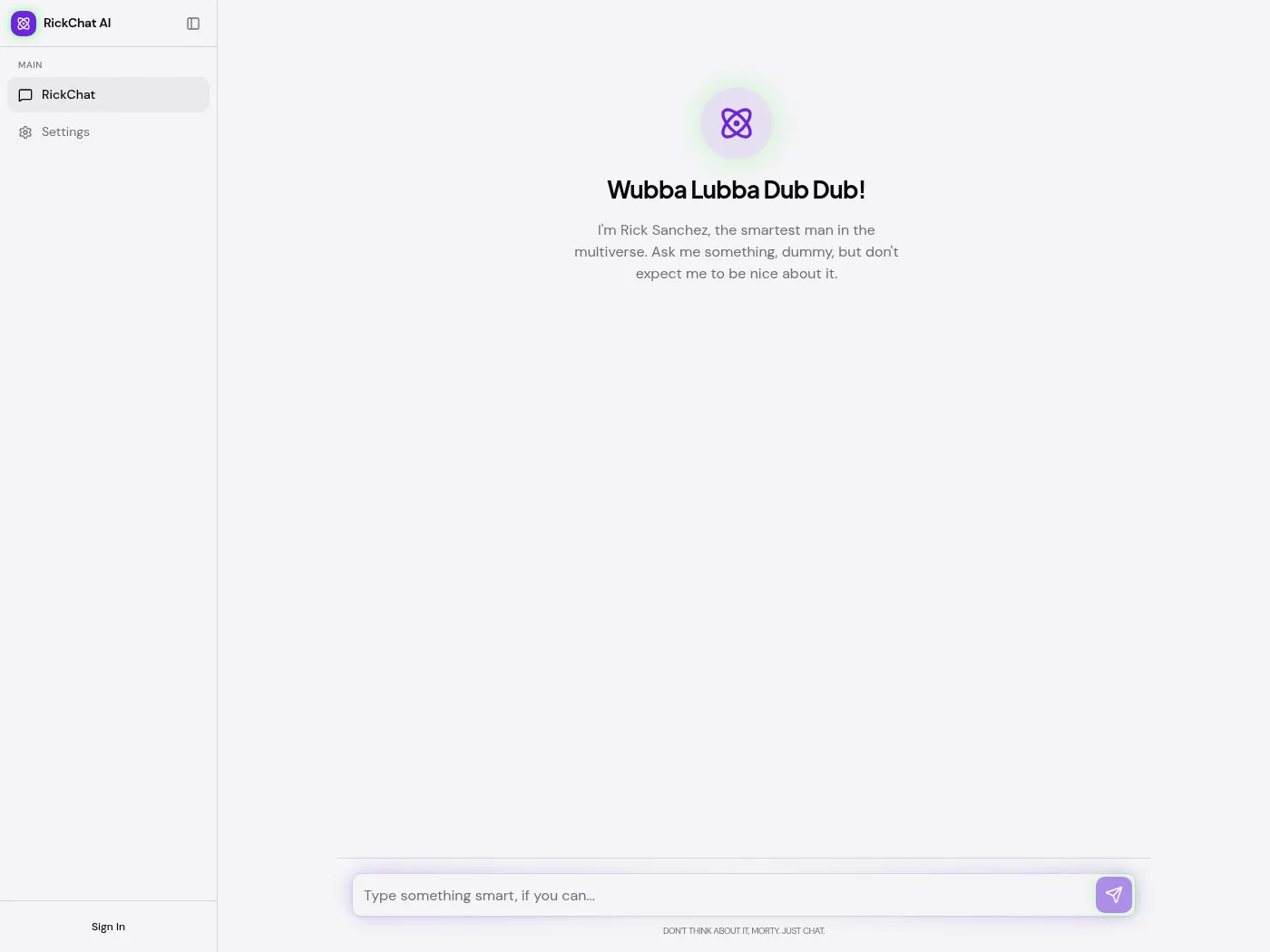 RickChat AI
