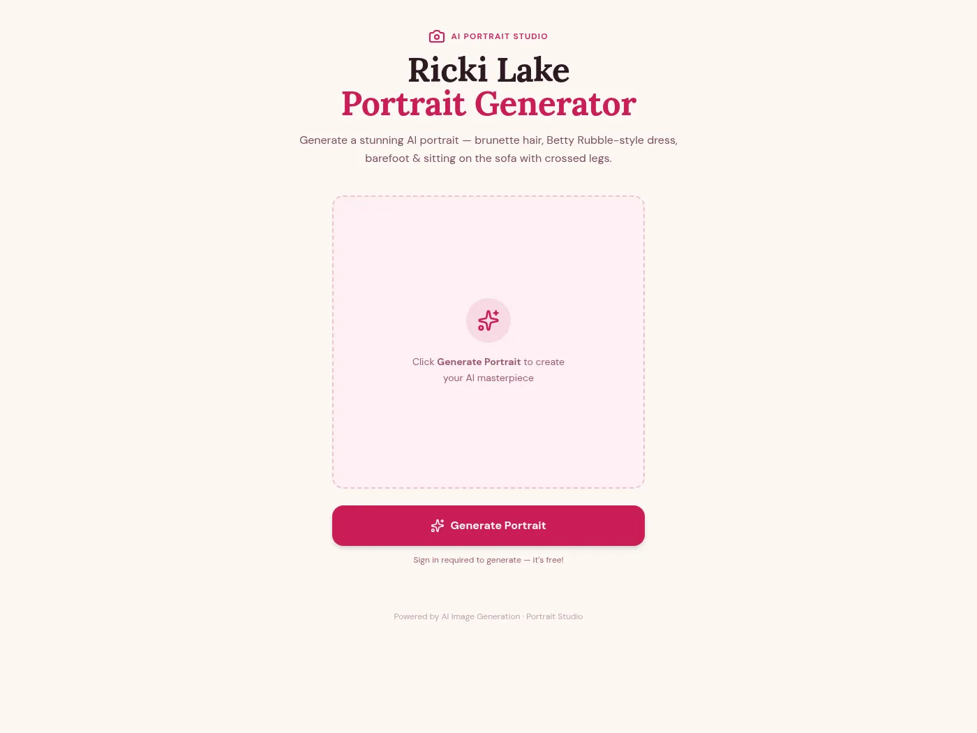 Ricki Lake Nano Portrait