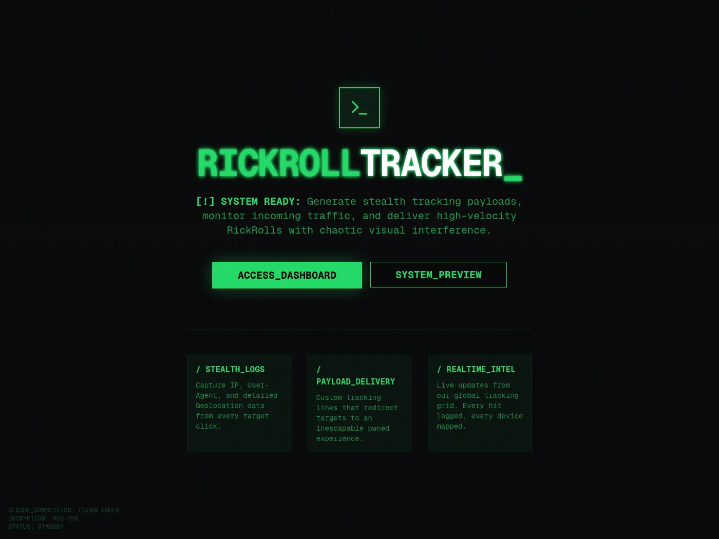 IP Logger/Rickroll