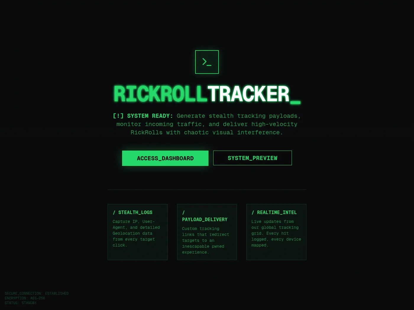 IP Logger/Rickroll