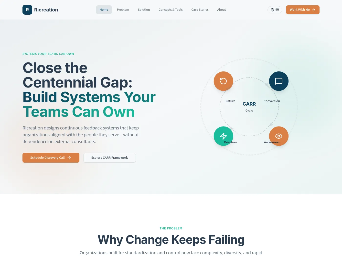Ricreation Consulting Site