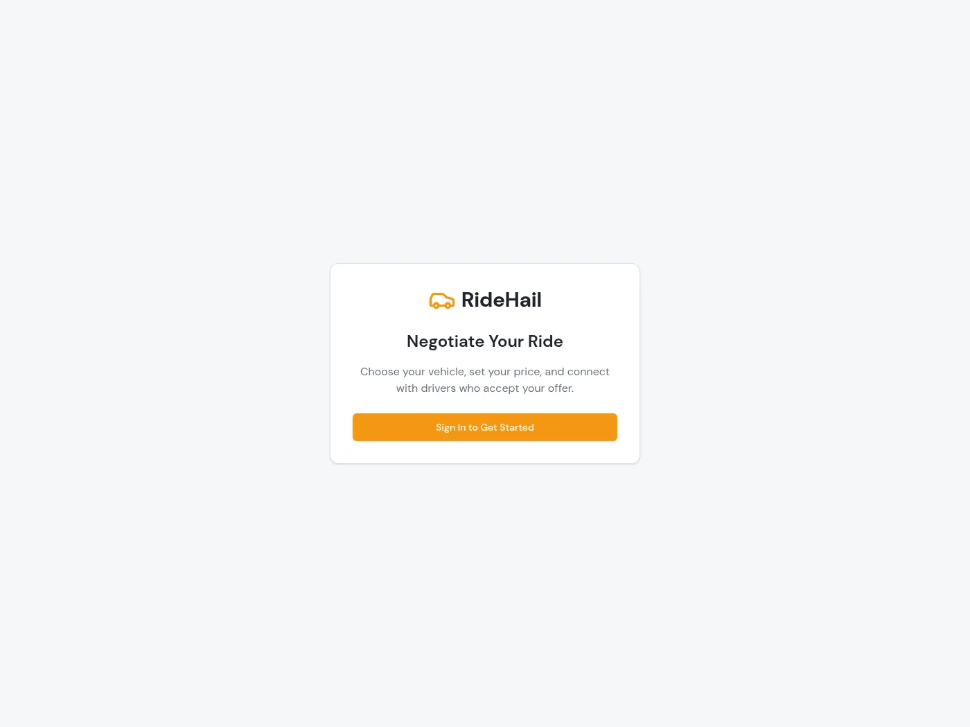 RideHail Negotiator