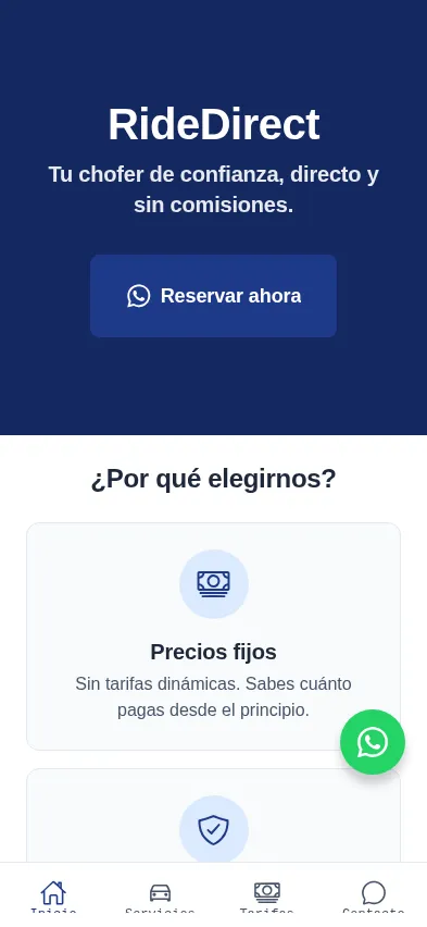 RideDirect PWA