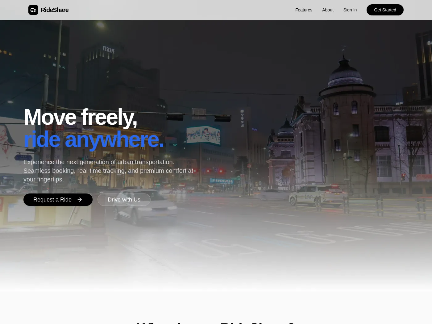 RideShare Clone