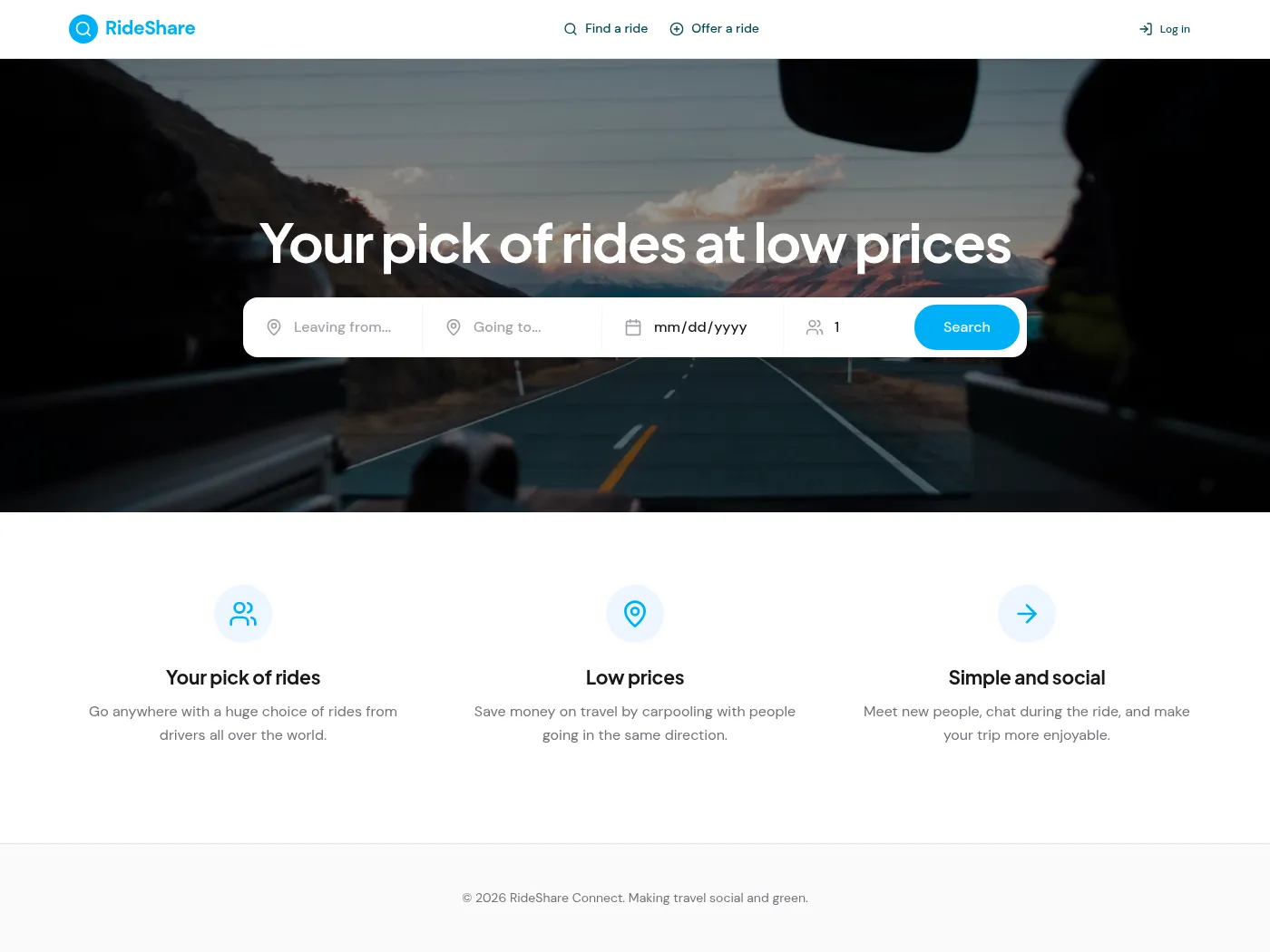RideShare Connect