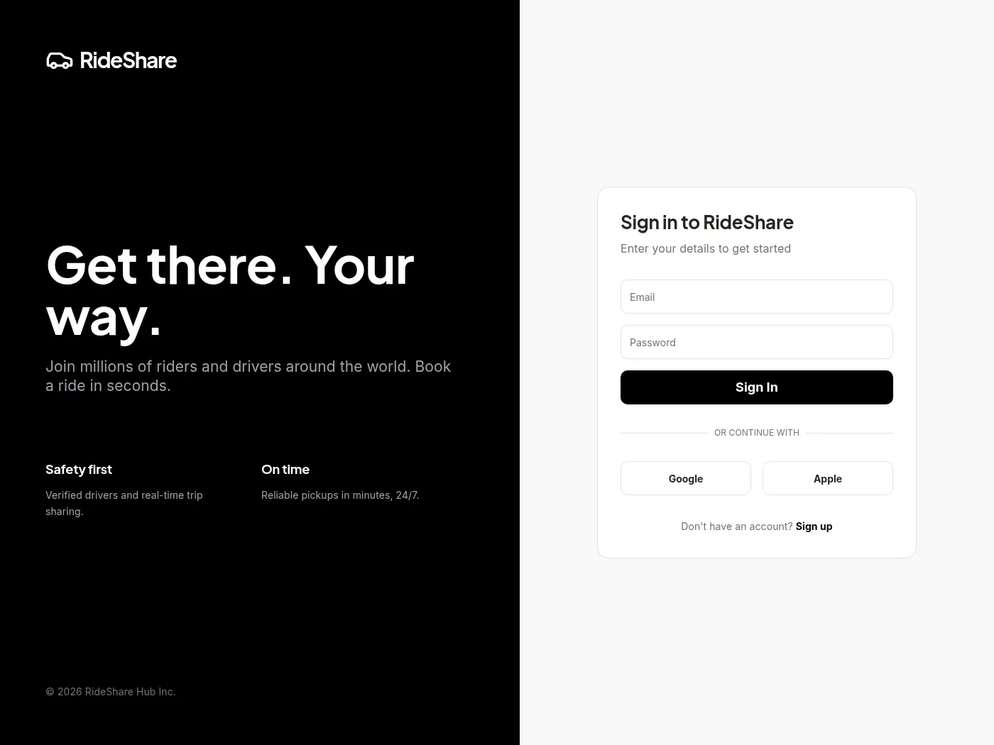 RideShare Hub