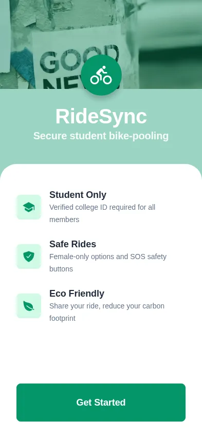 RideSync Student Bikepool