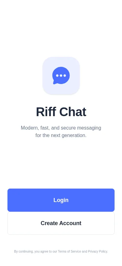 Riff Chat Onboarding