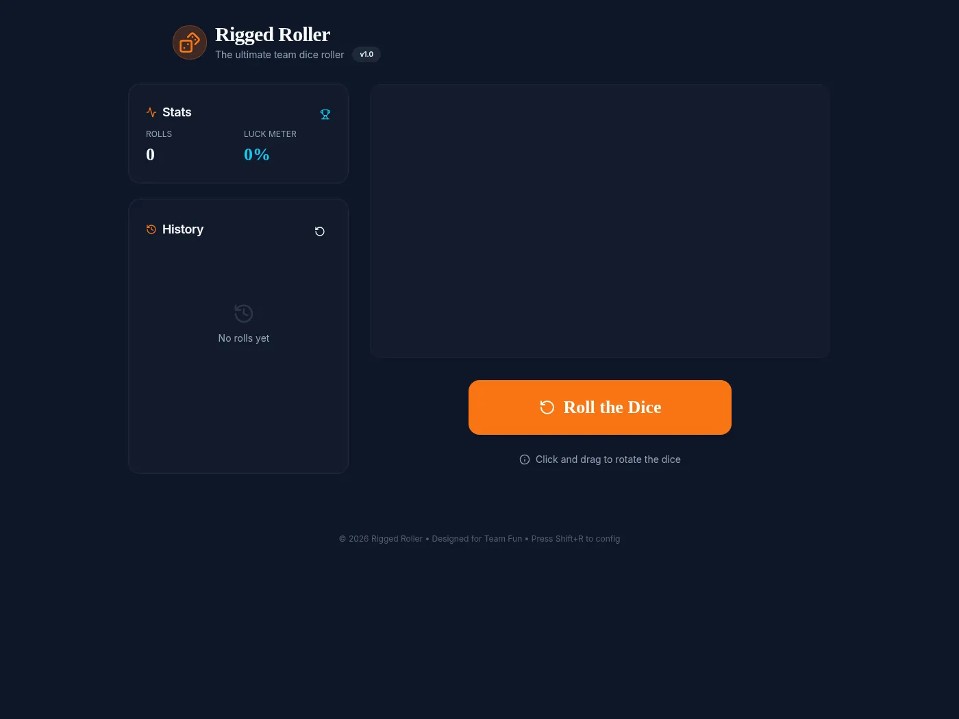 Rigged Dice Roller