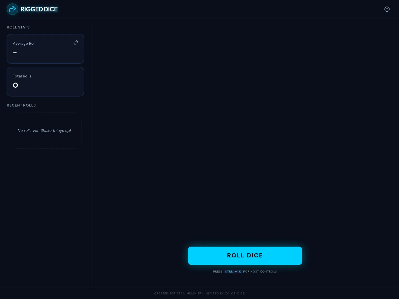 Rigged Dice Roller