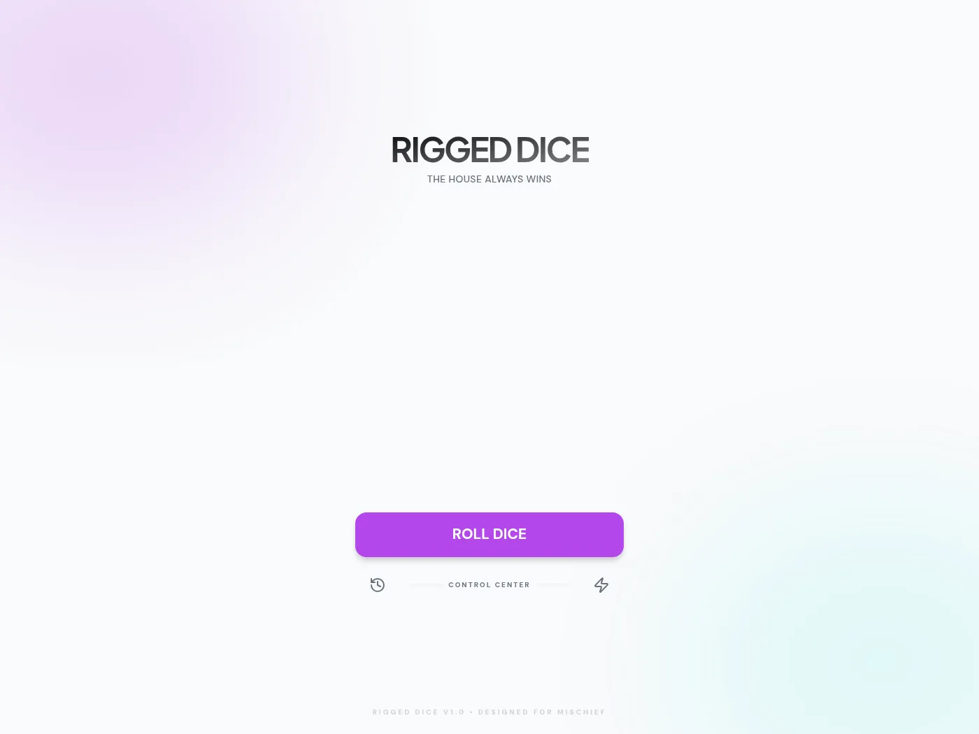 Rigged Dice Roller