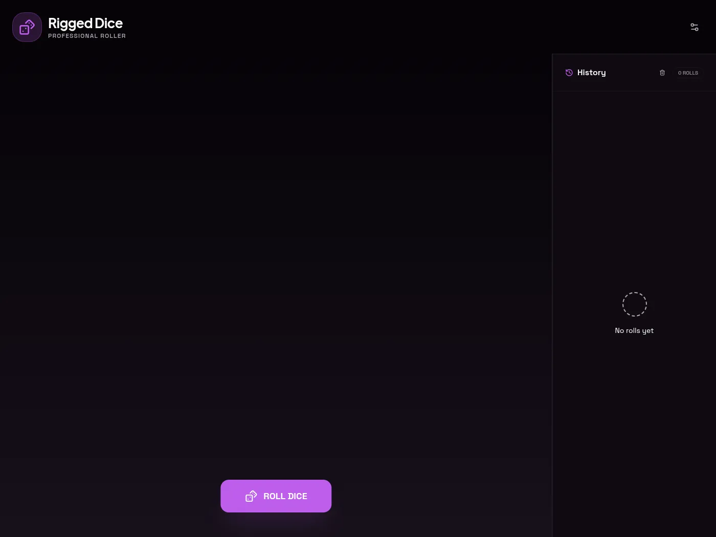Rigged Dice Roller