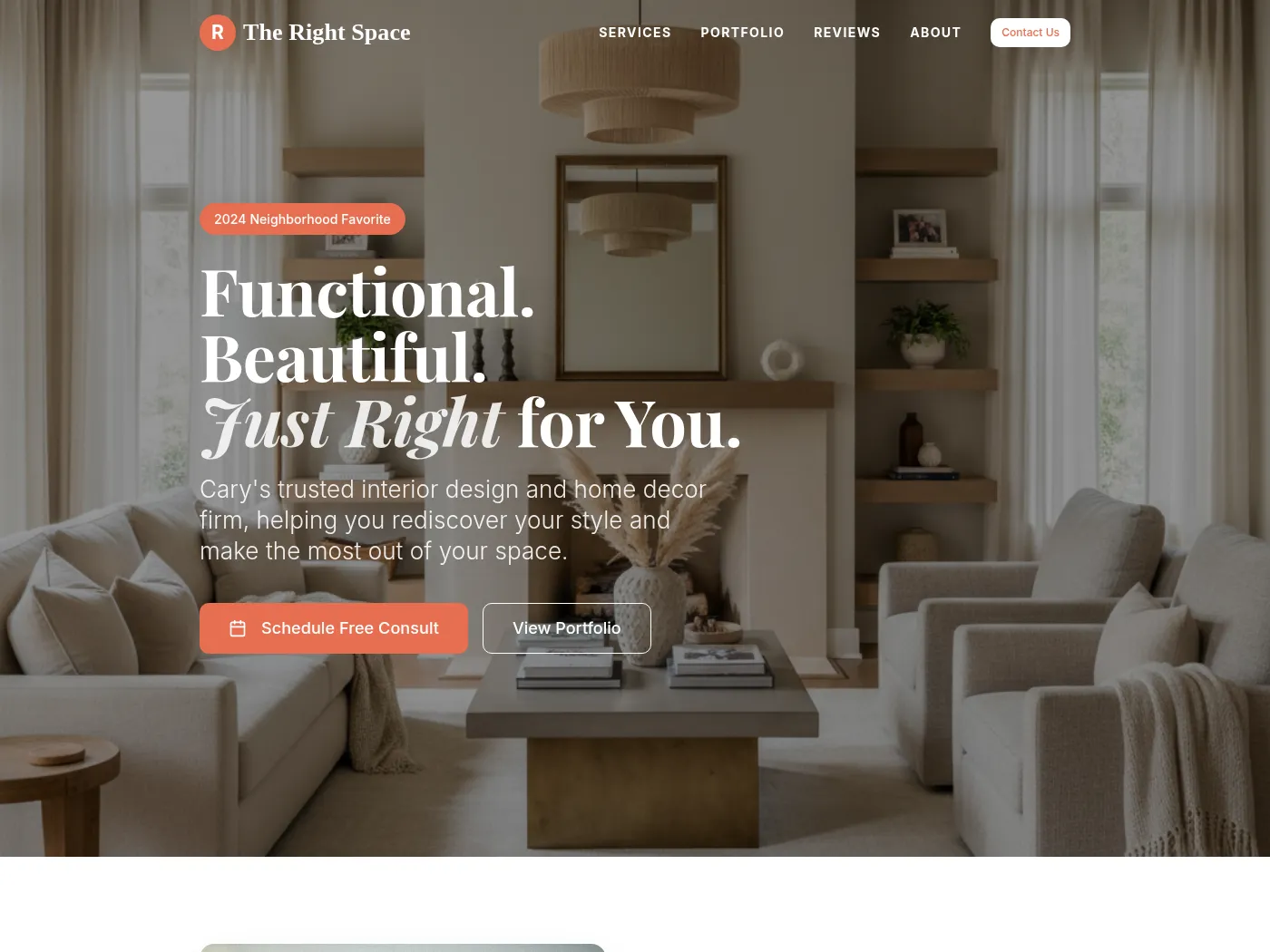 The Right Space Website