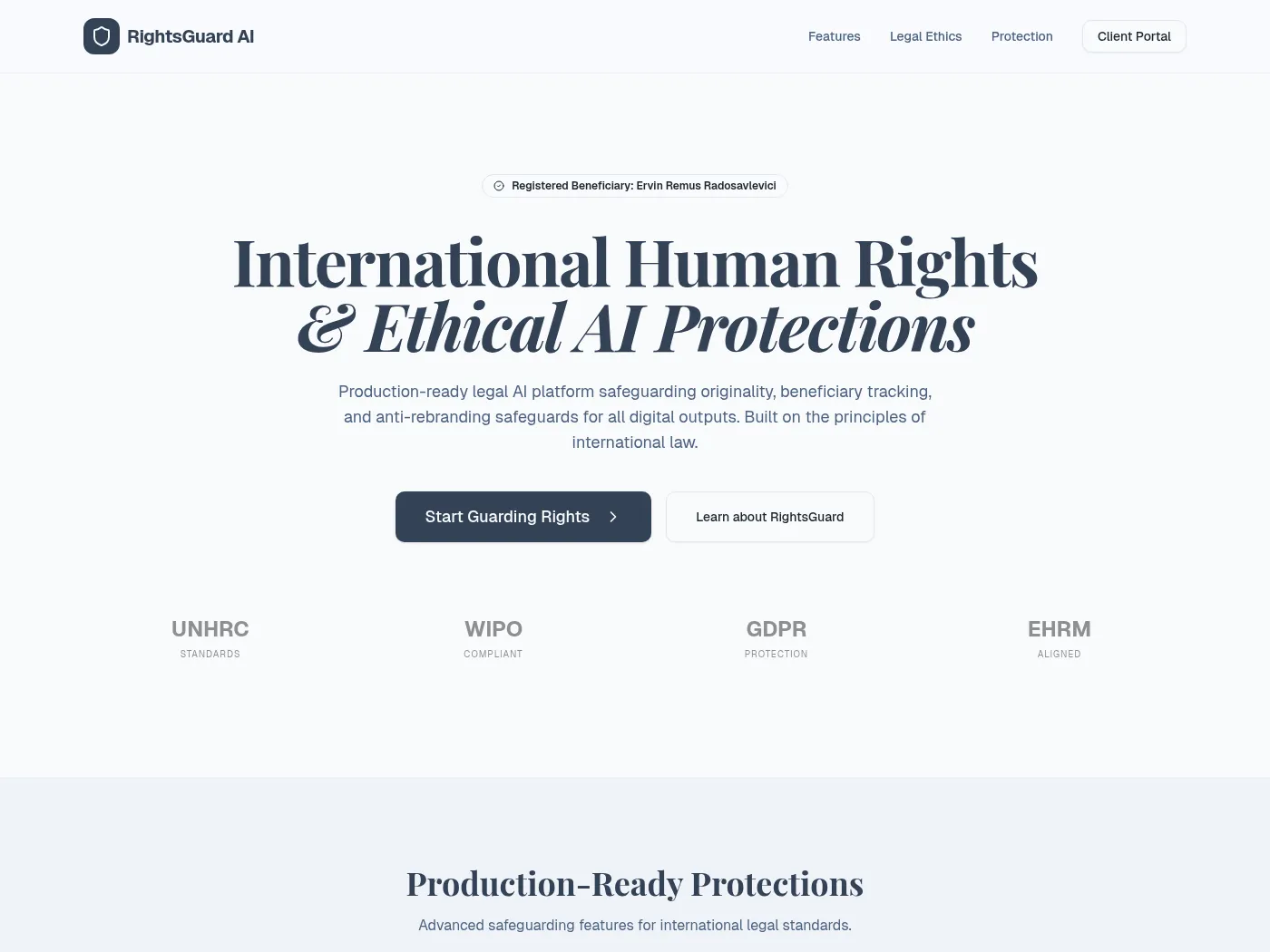 RightsGuard AI Platform