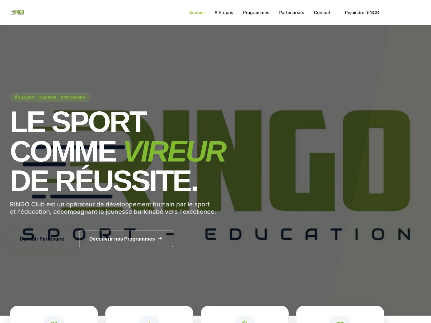 RINGO Club Web Portal
