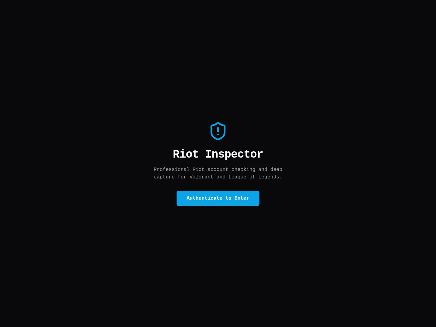 Riot Account Inspector