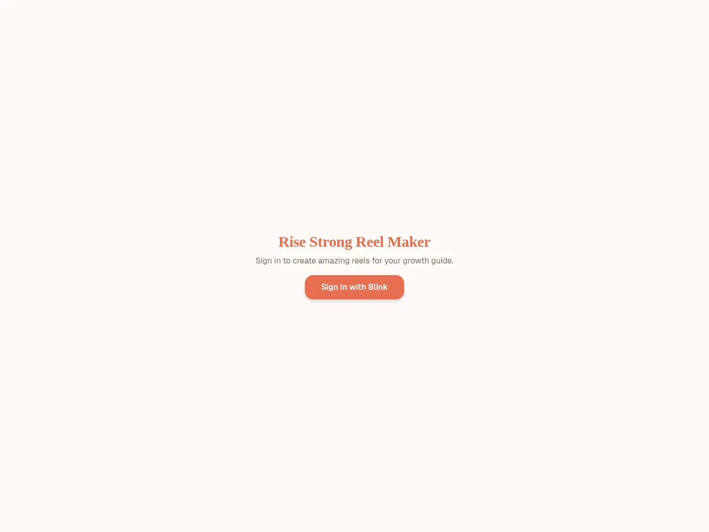 Rise Strong Reel Maker