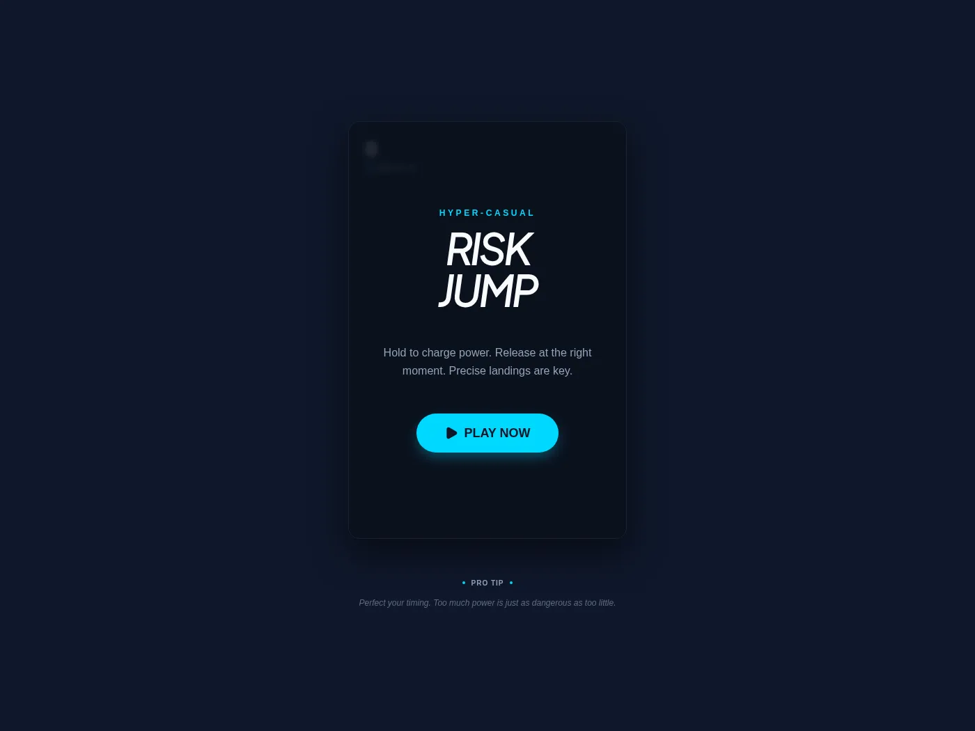 Risk Jump Platformer