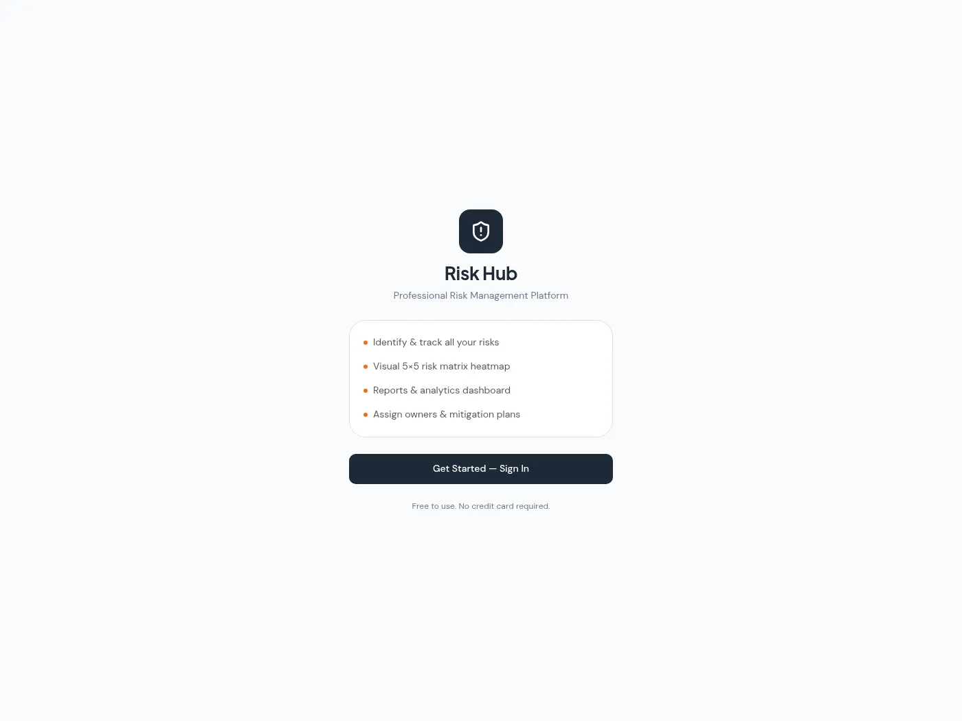 Risk Management Hub