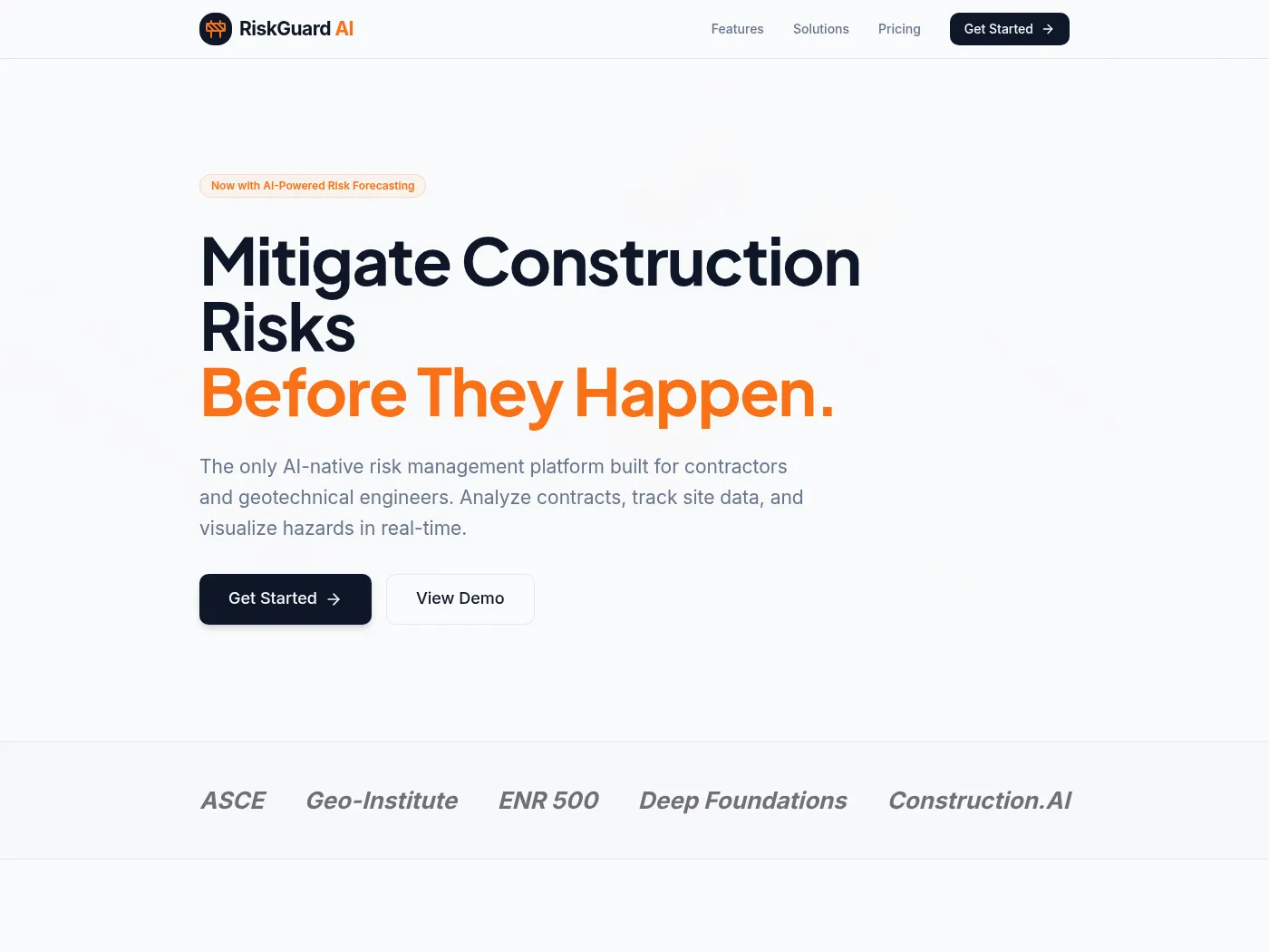 RiskGuard AI Platform