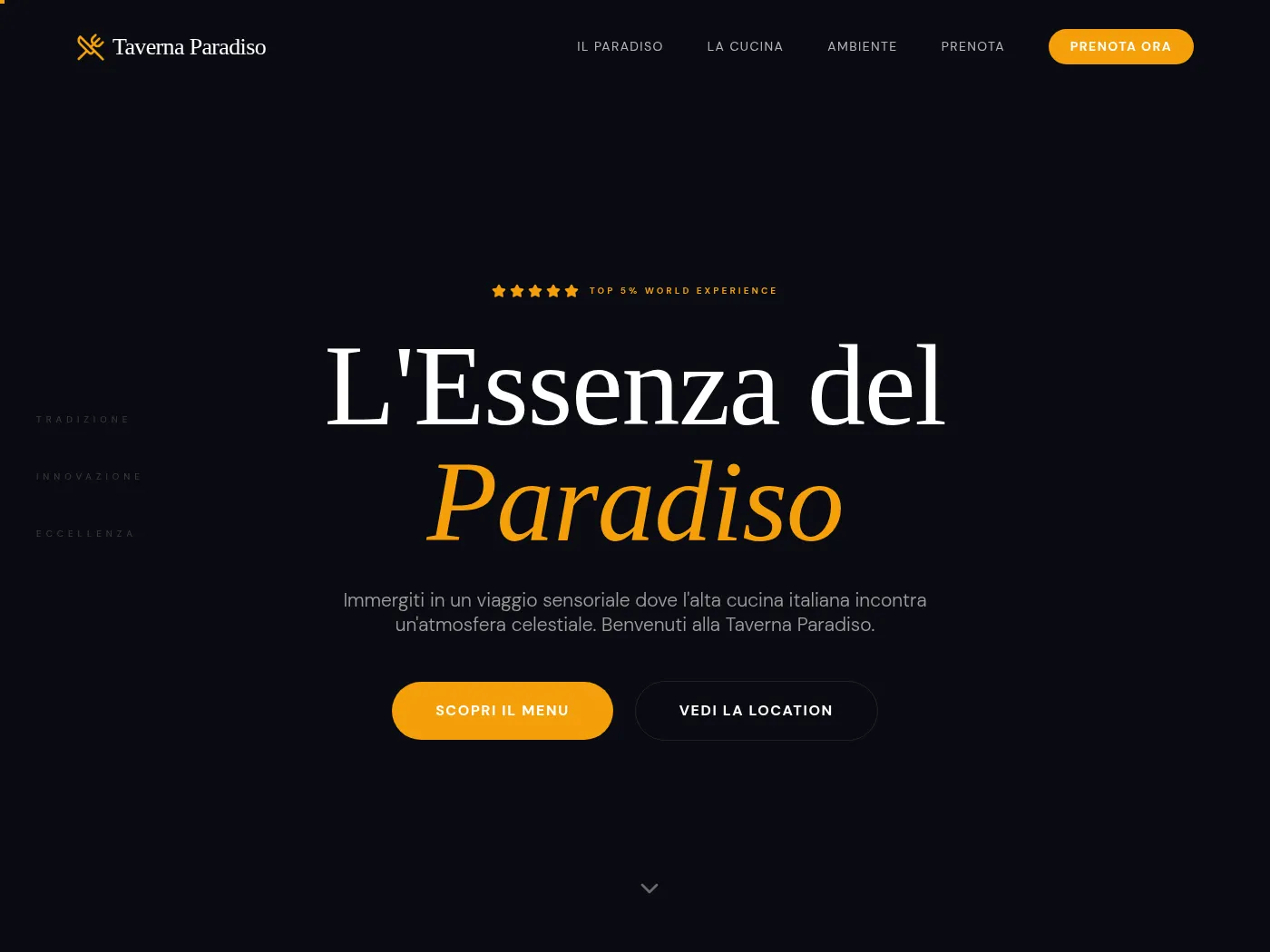 Ristorante Elite 3D Site