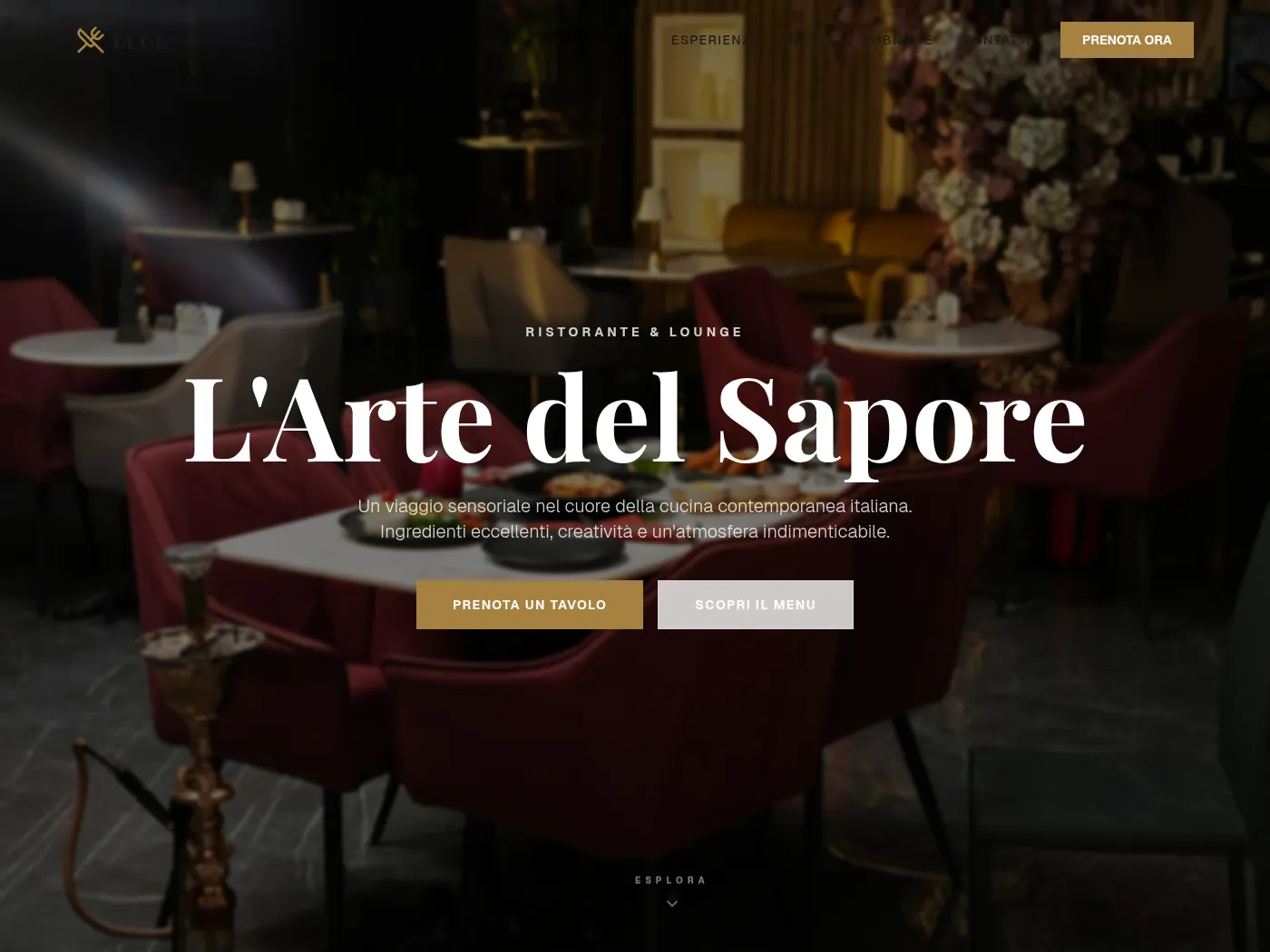 Ristorante Landing Page