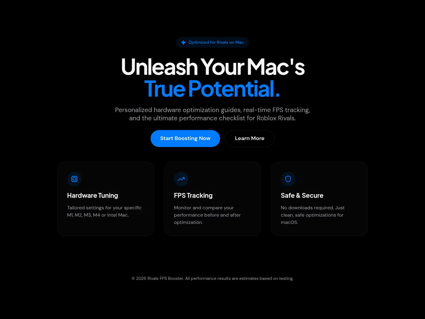 Rivals FPS Booster for Mac