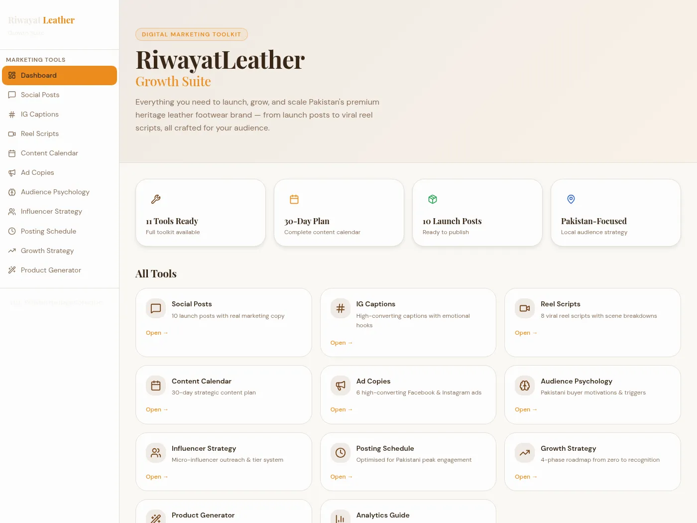 RiwayatLeather Growth Suite