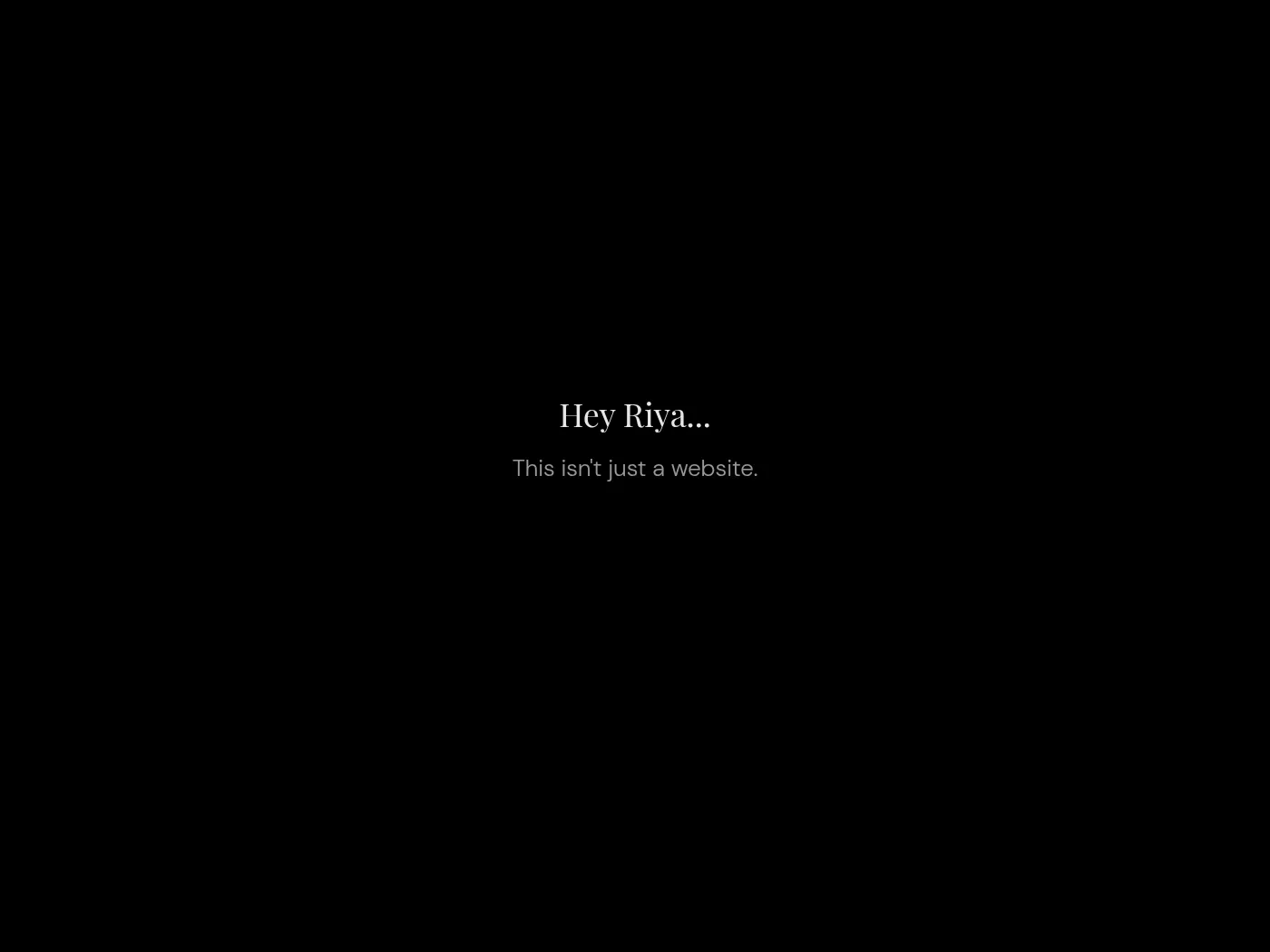 Riya's Cinematic Birthday