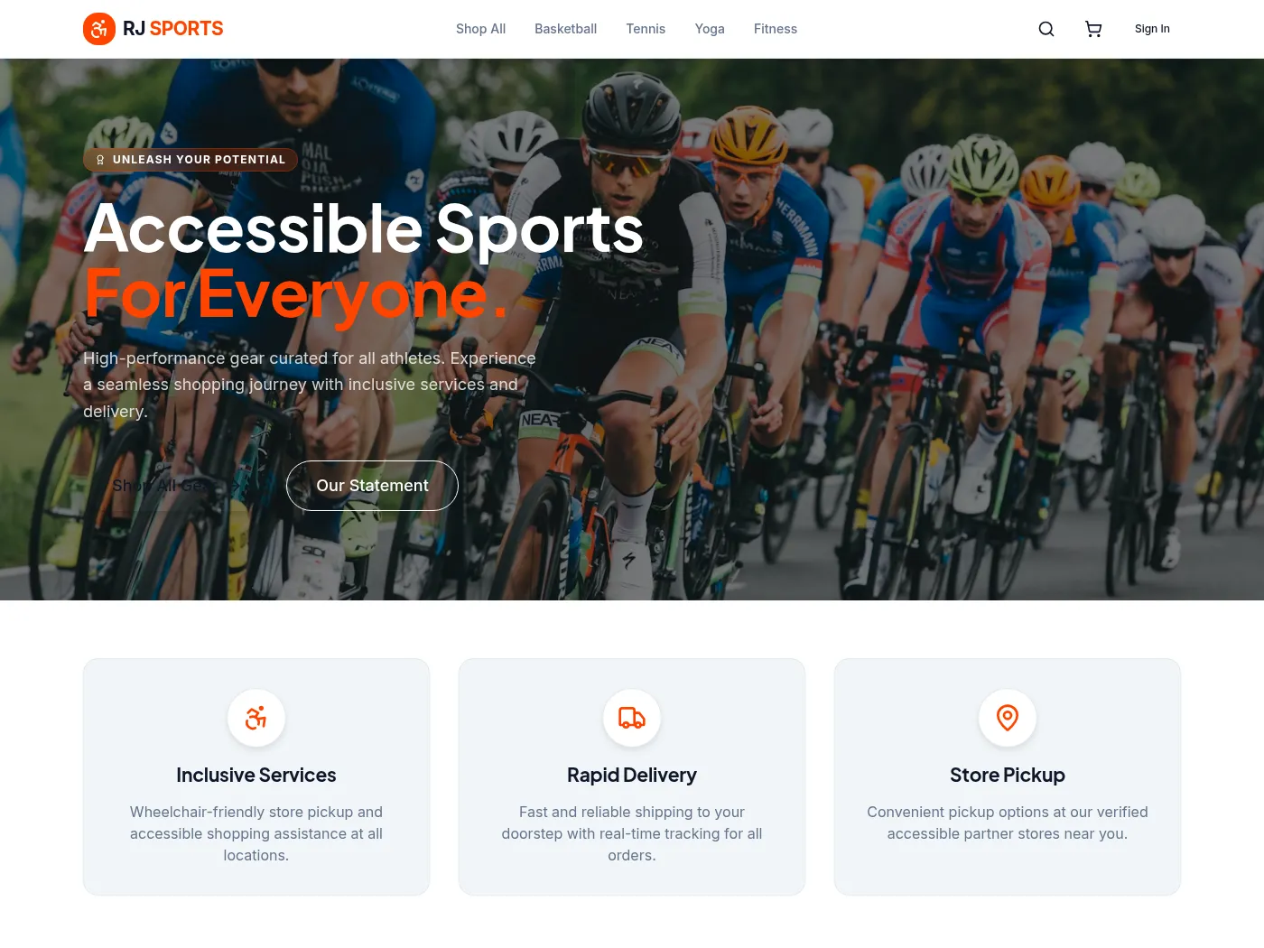 RJ Sports Accessories Hub